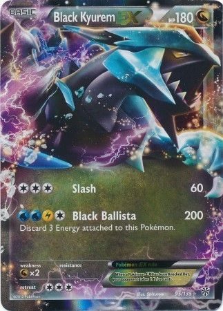 Black Kyurem-EX - 95/135 - Sheen Holo - Specialkort på Pokemons.dk