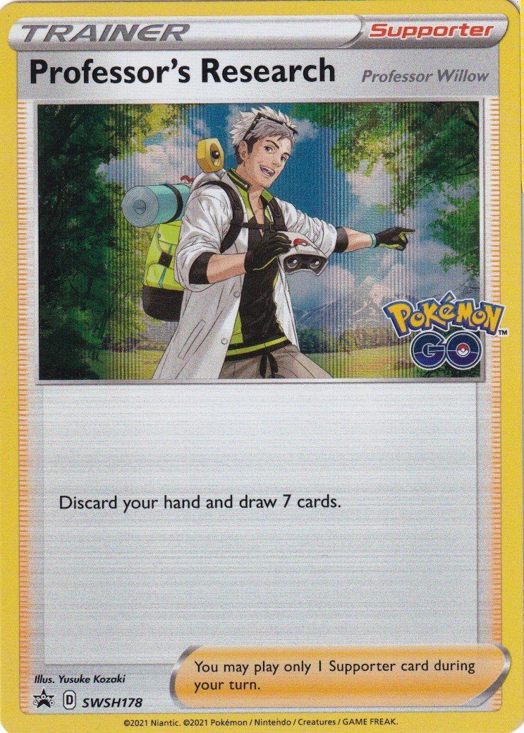 Professor's Research (Professor Willow) - SWSH178 - Line Holo ...