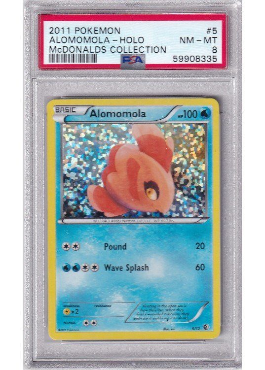 Alomomola PSA 8 - Gradede pokemon kort på Pokemons.dk