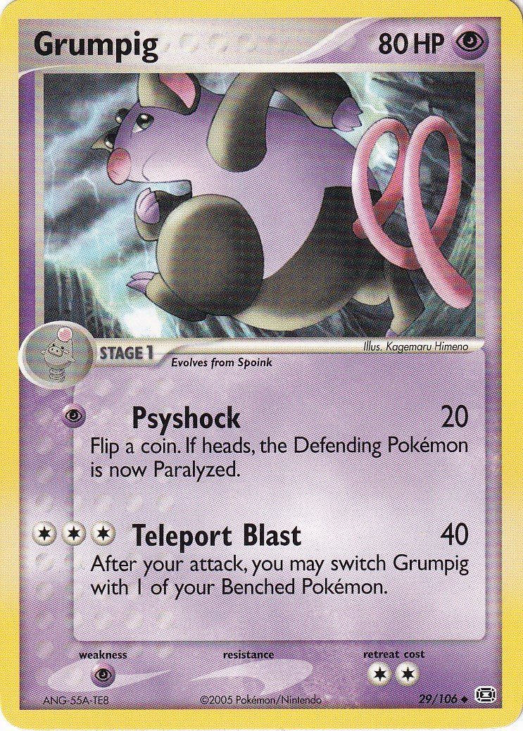 Grumpig - 29/106 - Pokemon enkeltkort fra EX Emerald