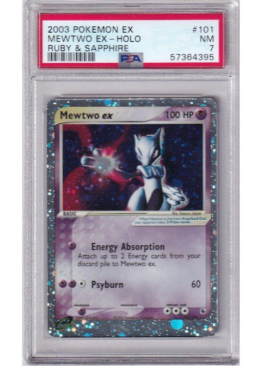 Mewtwo ex PSA 8 - Gradede pokemon kort på Pokemons.dk