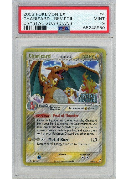 Charizard δ PSA 9 - Gradede pokemon kort på Pokemons.dk