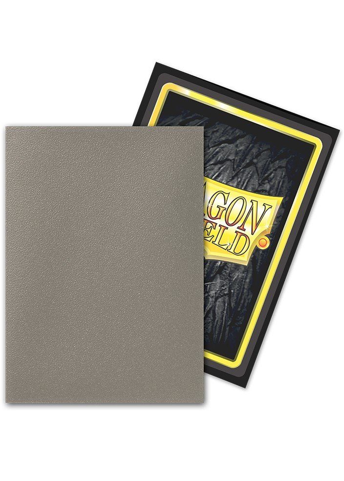 Dragon Shield matte dual (Grå / Crypt) Deck Protector Sleeves 100 stk ...