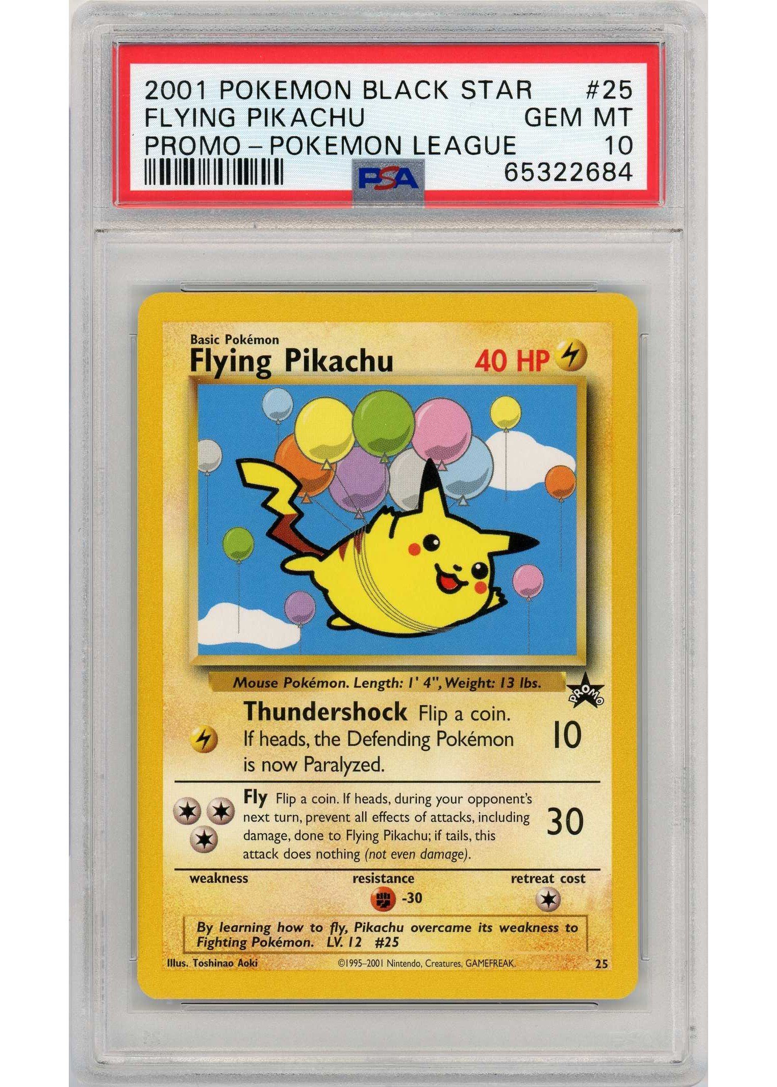 Flying Pikachu PSA 10 - Gradede pokemon kort på Pokemons.dk