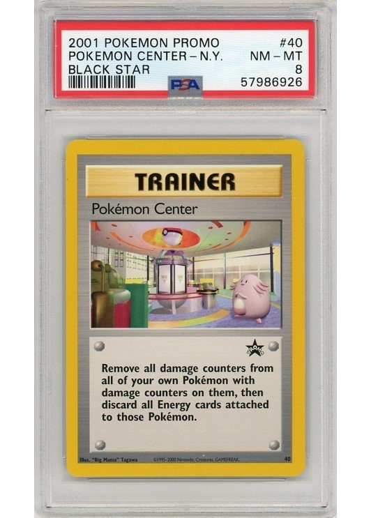 Pokémon Center PSA 8 - Gradede pokemon kort på Pokemons.dk