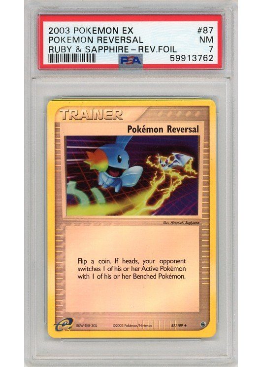 Pokémon Reversal PSA 7 - Gradede pokemon kort på Pokemons.dk