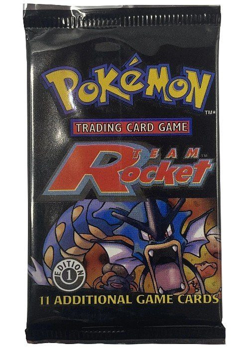 Team Rocket 1st Edition Booster Pack - Gyarados pack art