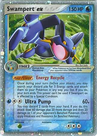 Swampert ex - 98/100 - Pokemon enkeltkort fra EX Crystal Guardians