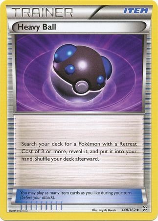 Heavy Ball - 140/162 - Pokemon enkeltkort på Pokemons.dk