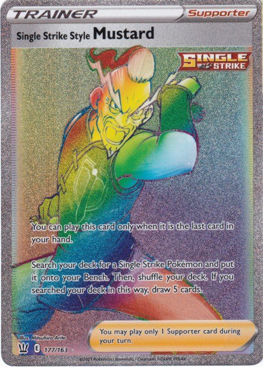 Single Strike Style Mustard 177/163 - Pokemon enkeltkort fra SWSH ...