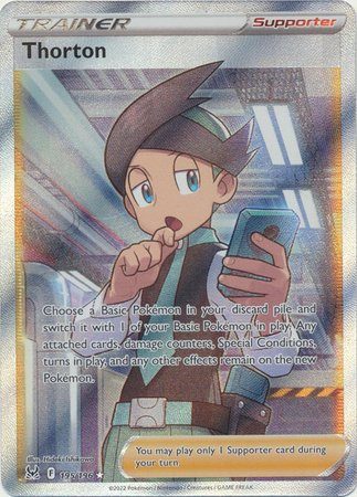 Thorton 195/196 - Pokemon enkeltkort fra SWSH Lost Origin