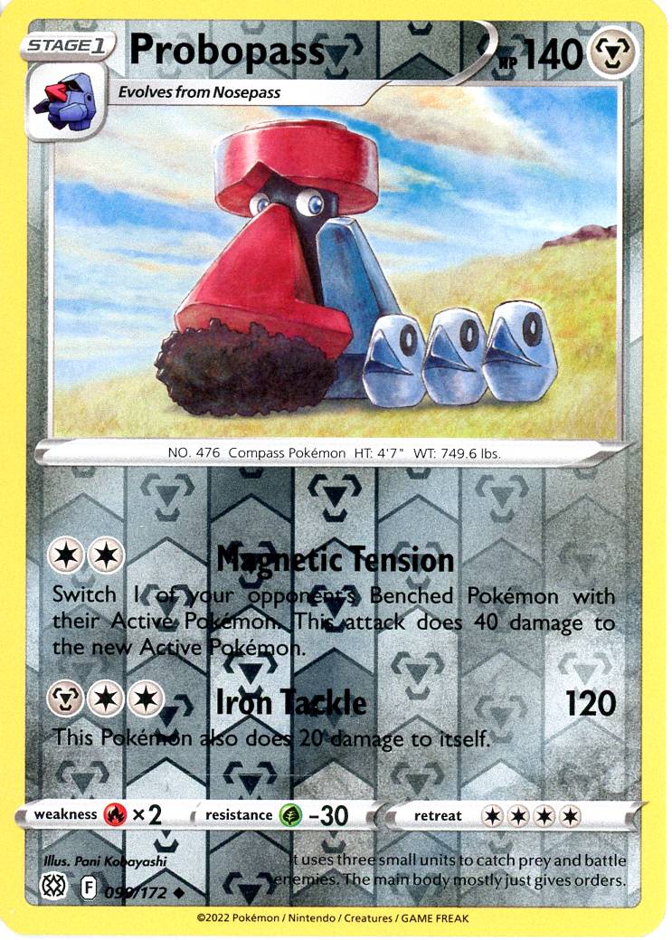 Probopass - 99/172 - Reverse - Pokemon enkeltkort fra SWSH Brilliant Stars
