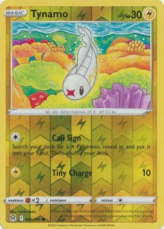 Tynamo 59/196 Reverse - Pokemon enkeltkort fra SWSH Lost Origin