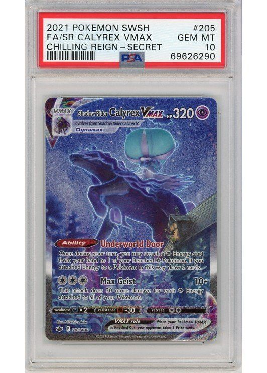 Shadow Rider Calyrex VMAX PSA 10 - Gradede pokemon kort på Pokemons.dk
