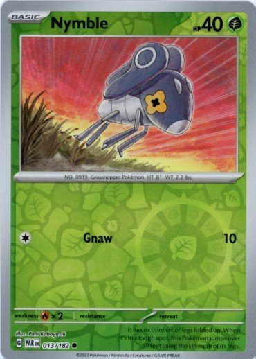 Nymble 013/182 Reverse - Pokemon enkeltkort fra SV04 Paradox Rift