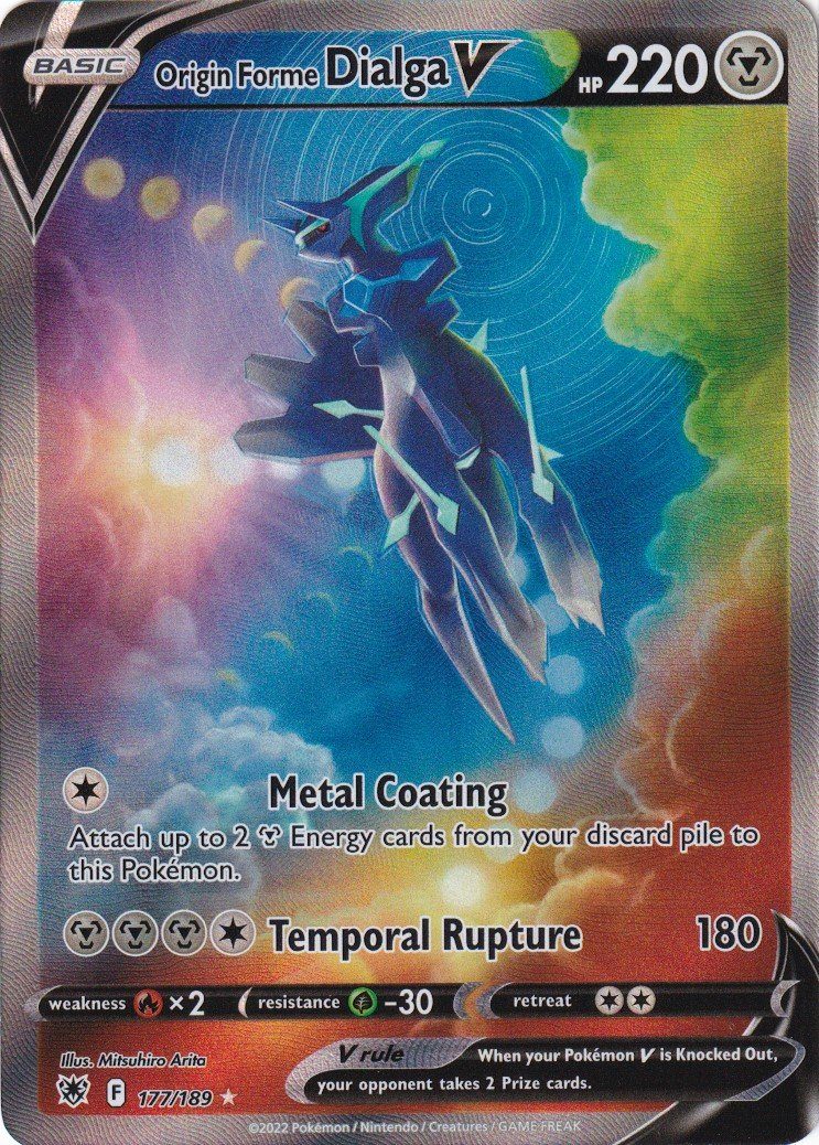 Origin Forme Dialga V - 177/189 - Pokemon enkeltkort fra SWSH Astral ...
