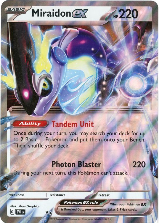 Miraidon ex - JUMBOkort - Pokemons