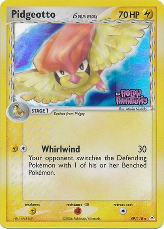 Pidgeotto δ - 49/110 - Reverse - Pokemon enkeltkort fra EX Holon Phantoms