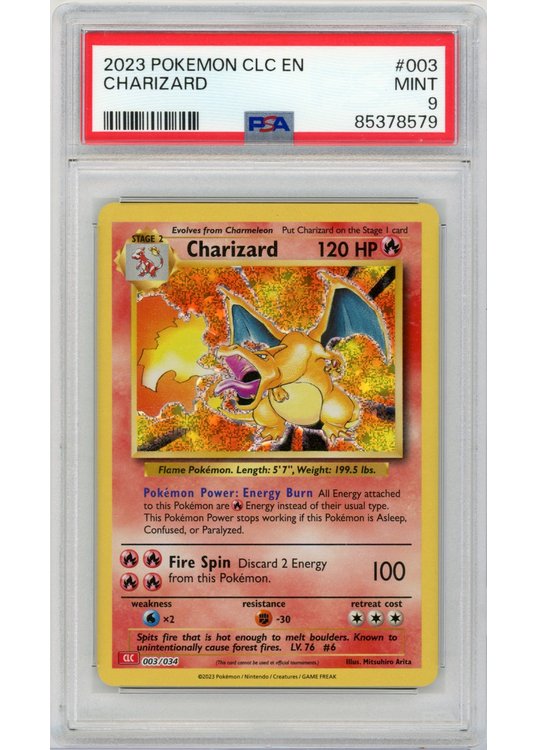 Charizard PSA 9 - Gradede pokemon kort på Pokemons.dk