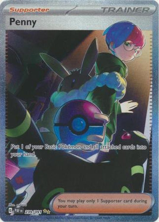 Penny 239/091 - Pokemon enkeltkort fra SV04.5 Paldean Fates