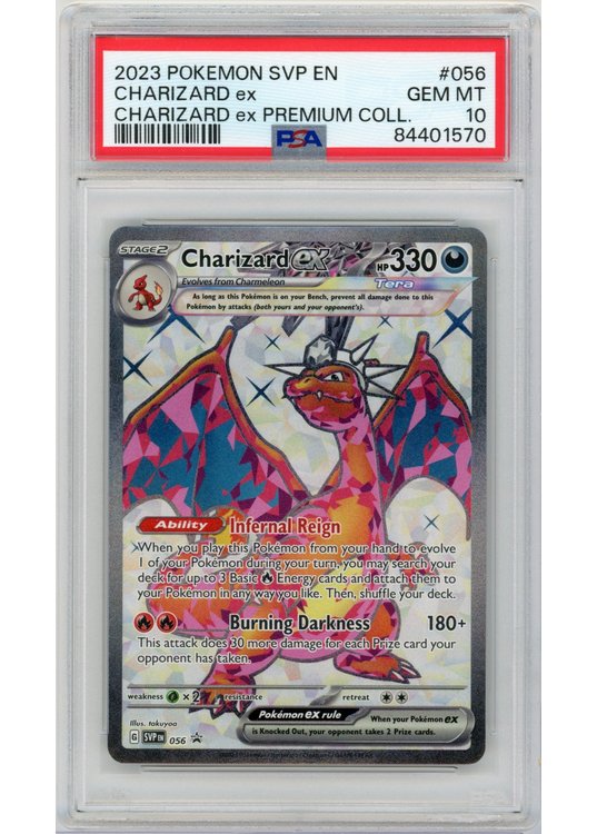 Charizard ex PSA 10 - Gradede pokemon kort på Pokemons.dk