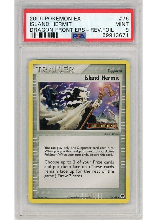 Island Hermit PSA 9 - Gradede pokemon kort på Pokemons.dk