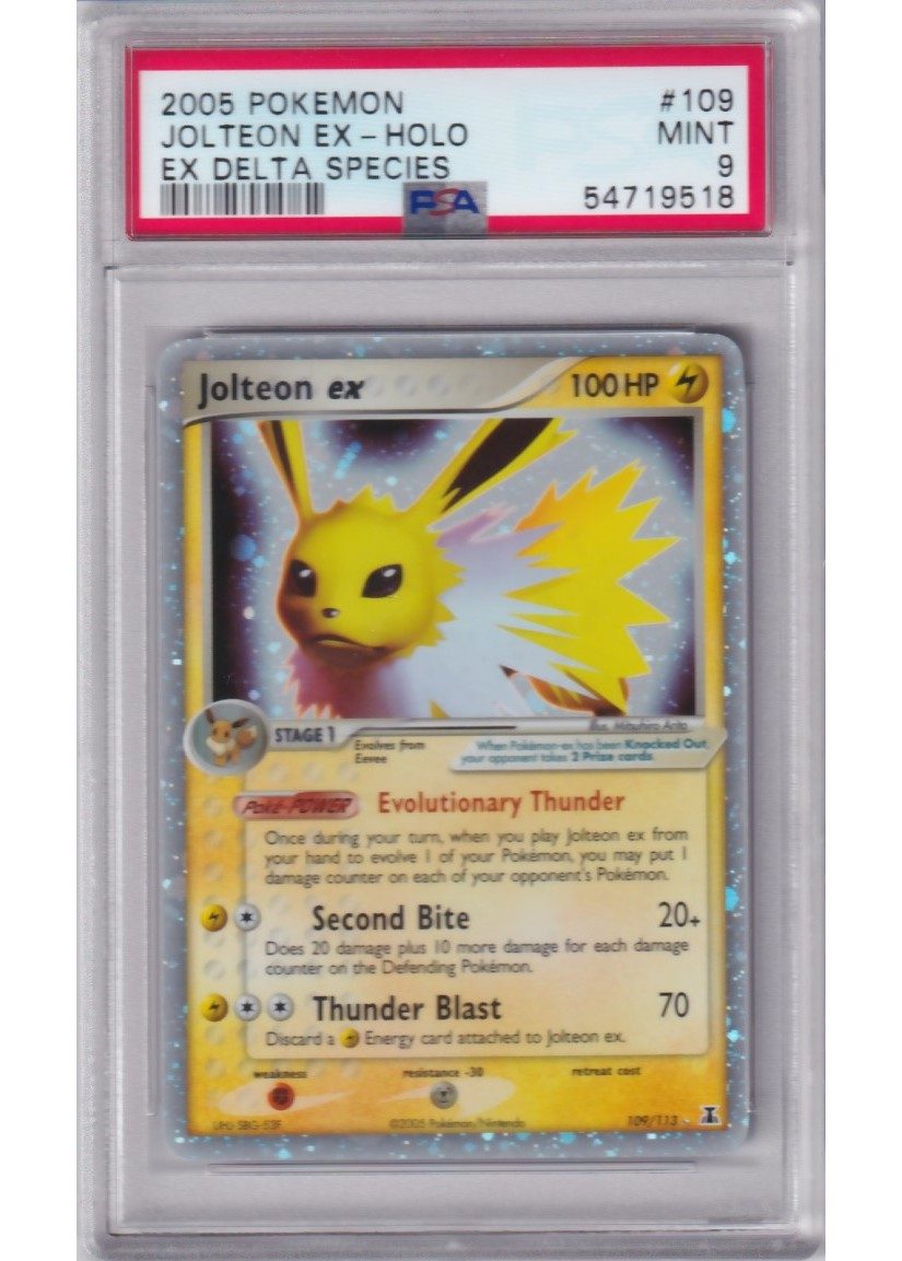 Jolteon ex PSA 9 - Gradede pokemon kort på Pokemons.dk