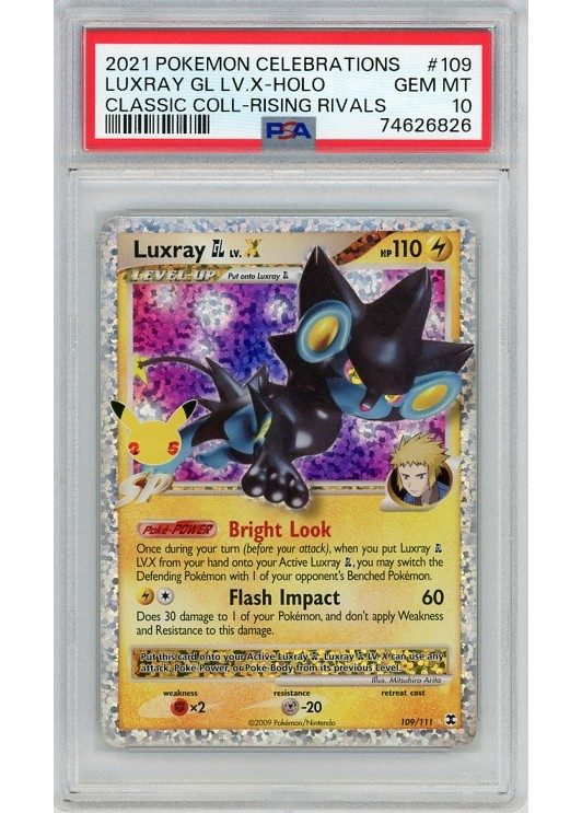 Luxray LV.X – Classic Collection PSA 10 - Gradede pokemon kort på Pokemons.dk