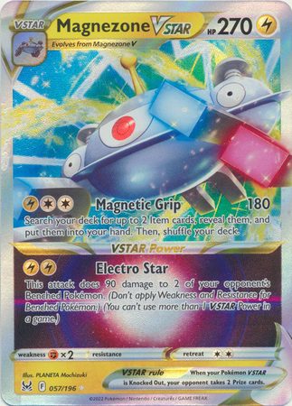 Magnezone VSTAR 57/196 - Pokemon enkeltkort fra SWSH Lost Origin