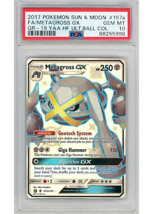 Metagross GX PSA 10 - Gradede pokemon kort på Pokemons.dk