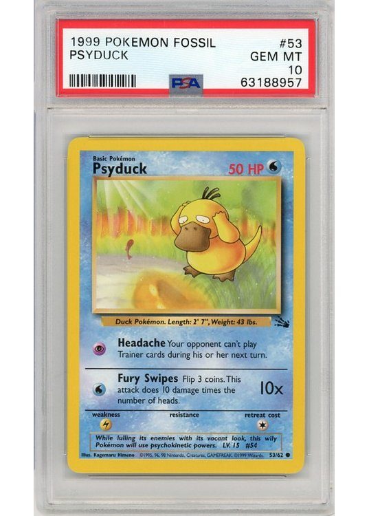 Psyduck PSA 10 - Gradede pokemon kort på Pokemons.dk