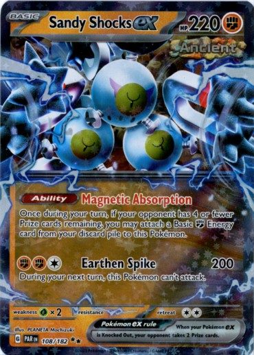 Sandy Shocks ex 108/182 - Pokemon enkeltkort fra SV04 Paradox Rift