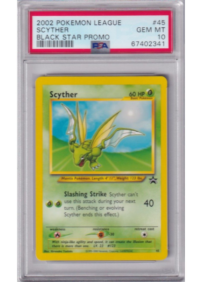 Scyther PSA 10 - Gradede pokemon kort på Pokemons.dk