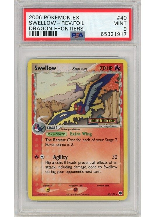 Swellow δ PSA 9 - Gradede pokemon kort på Pokemons.dk
