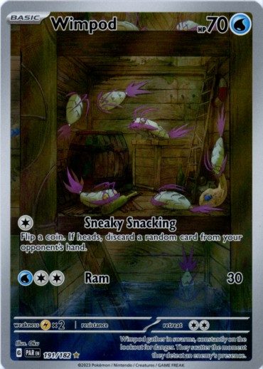 Wimpod 191/182 - Pokemon enkeltkort fra SV04 Paradox Rift