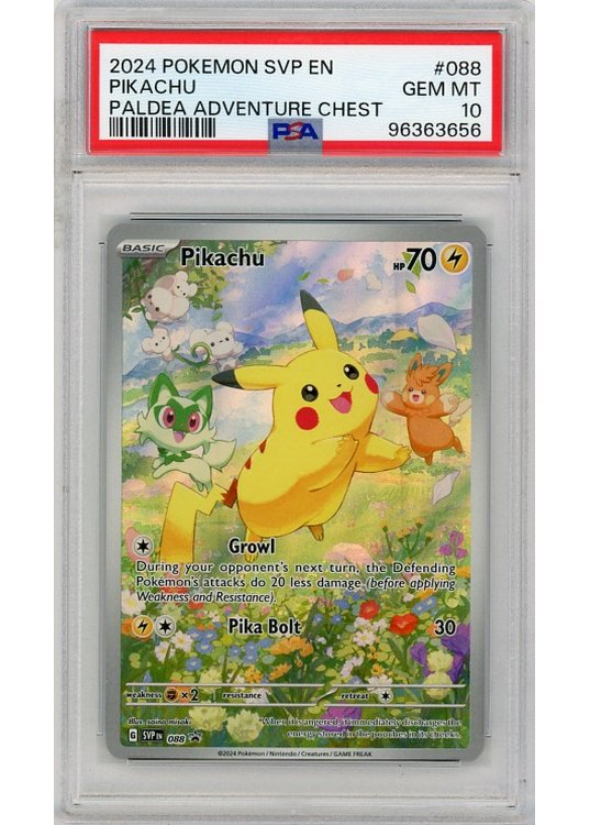 Pikachu PSA 10 - Gradede pokemon kort på Pokemons.dk