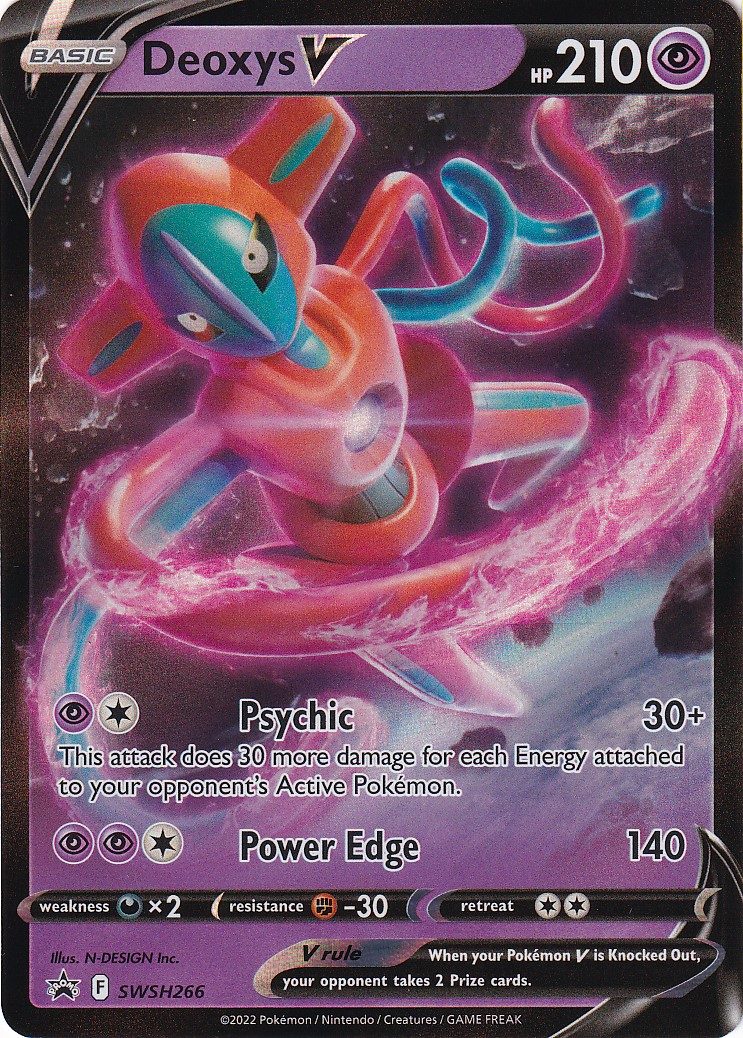 Deoxys V - SWSH266 - SWSH266 - Pokemon promokort på Pokemons.dk