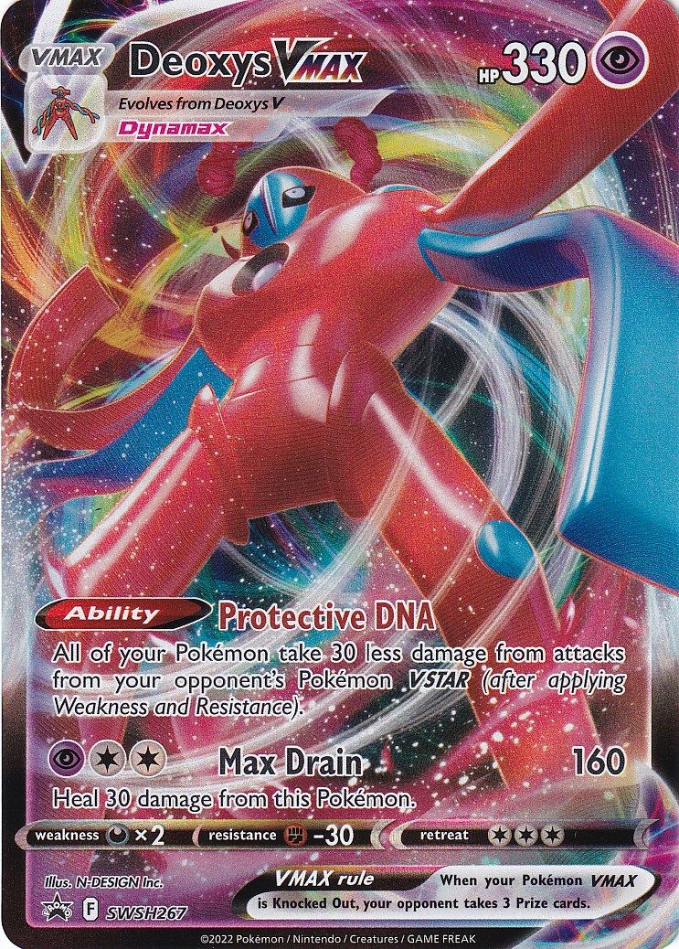 Deoxys VMAX - SWSH267 - SWSH267 - Pokemon promokort på Pokemons.dk