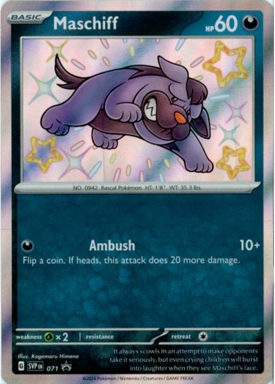 Maschiff - SVP071 - Pokemon promokort på Pokemons.dk