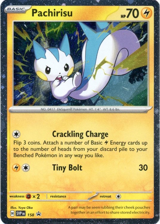 Pachirisu - SVP158 - Pokemon promokort på Pokemons.dk