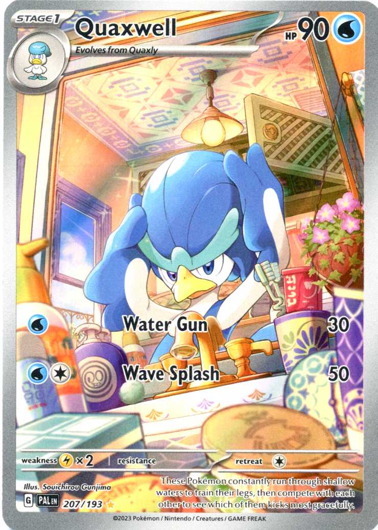 Quaxwell 207/193 - Pokemon enkeltkort fra SV02 Paldea Evolved