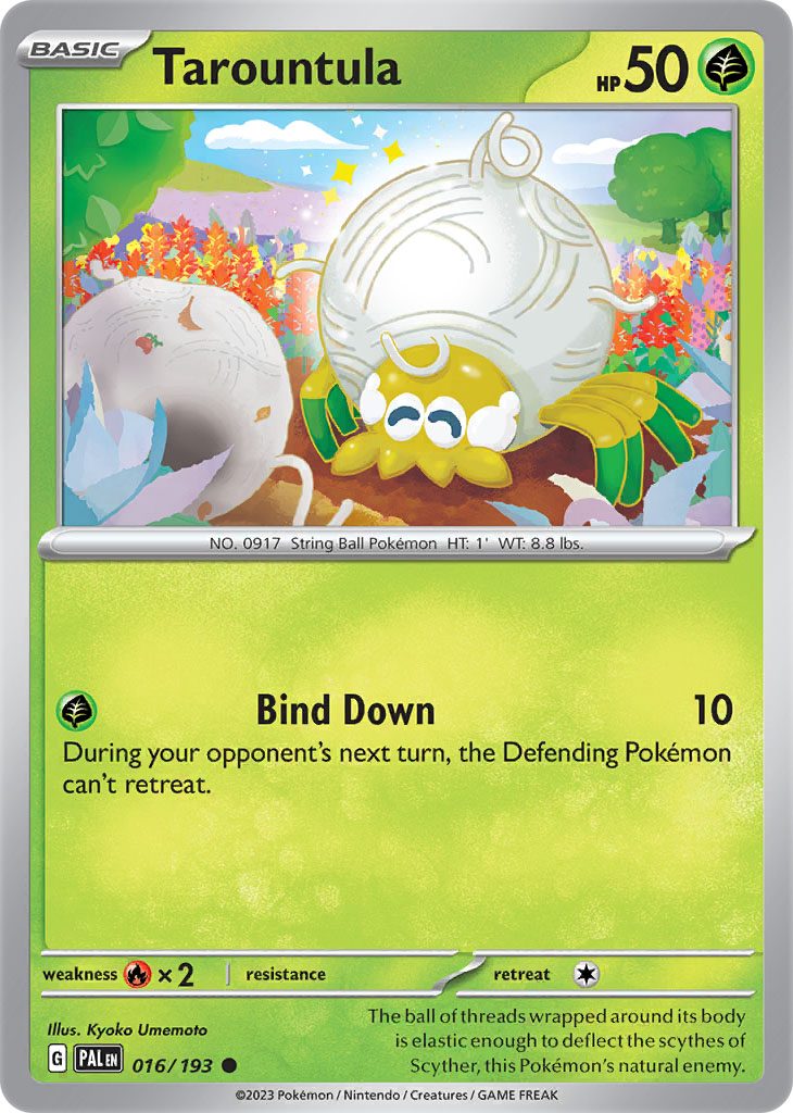 Tarountula 016/193 - Pokemon enkeltkort fra SV02 Paldea Evolved