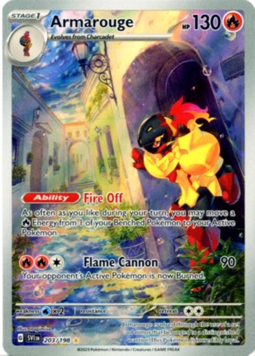 Armarouge 203/198 - Pokemon enkeltkort fra Scarlet & Violet