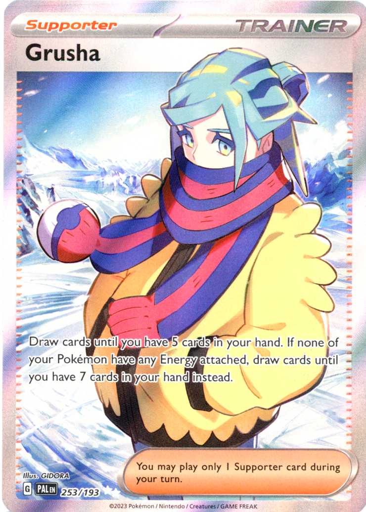 Grusha 253/193 - Pokemon enkeltkort fra SV02 Paldea Evolved