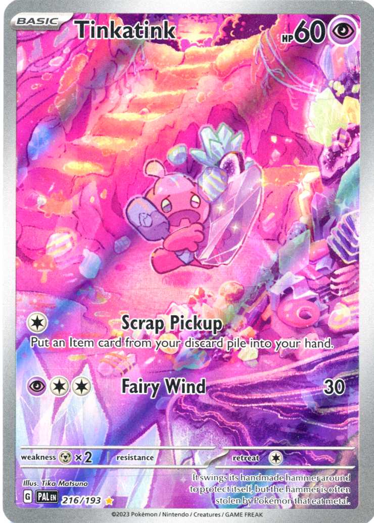 Tinkatink 216/193 - Pokemon enkeltkort fra SV02 Paldea Evolved
