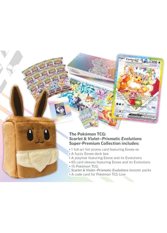 Super-Premium Collection - SV08.5 Prismatic Evolutions - Pokemonkort på Pokemons.dk