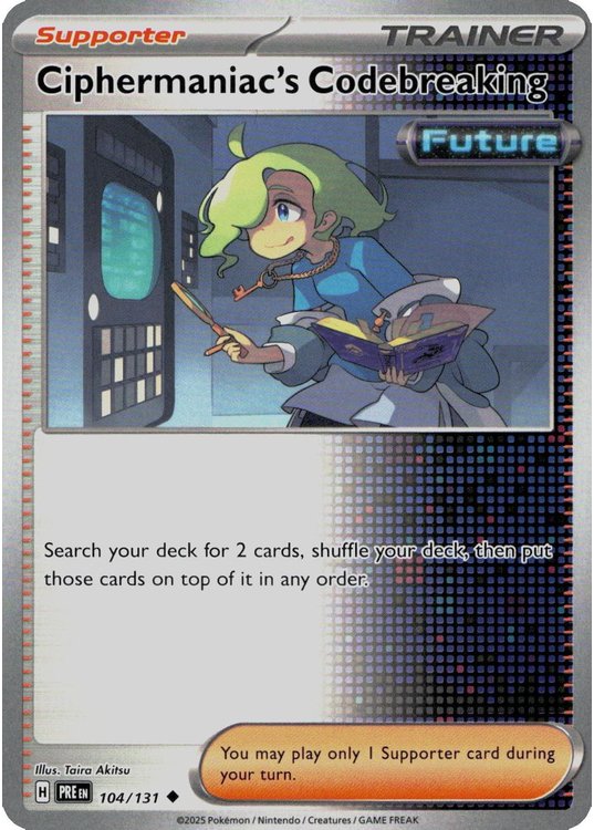 Ciphermaniac’s Codebreaking 104/131 - Pokemon enkeltkort fra SV08.5 ...