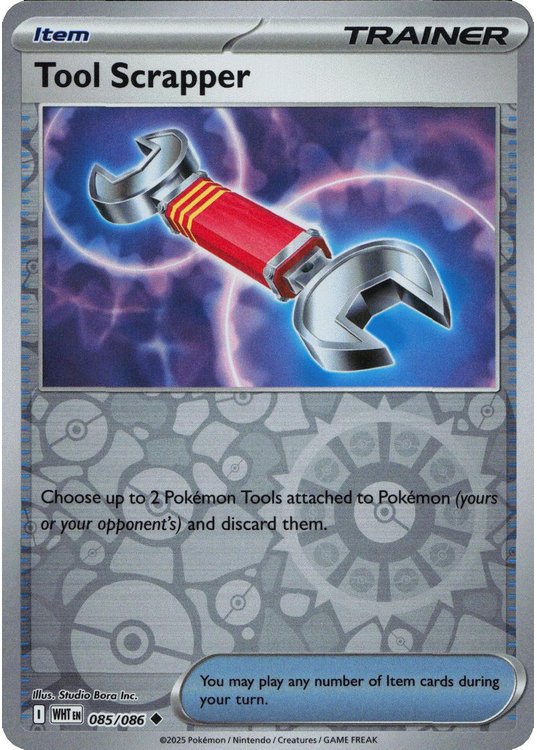 Tool Scrapper 085/086 Reverse - Pokemon enkeltkort fra SV10.5 White Flare