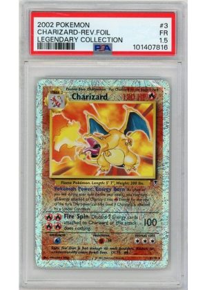 Charizard PSA 1,5 - Gradede pokemon kort på Pokemons.dk