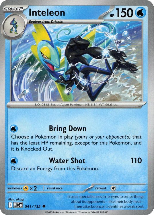Inteleon 041/132 - Pokemon enkeltkort fra ME01 Mega Evolution